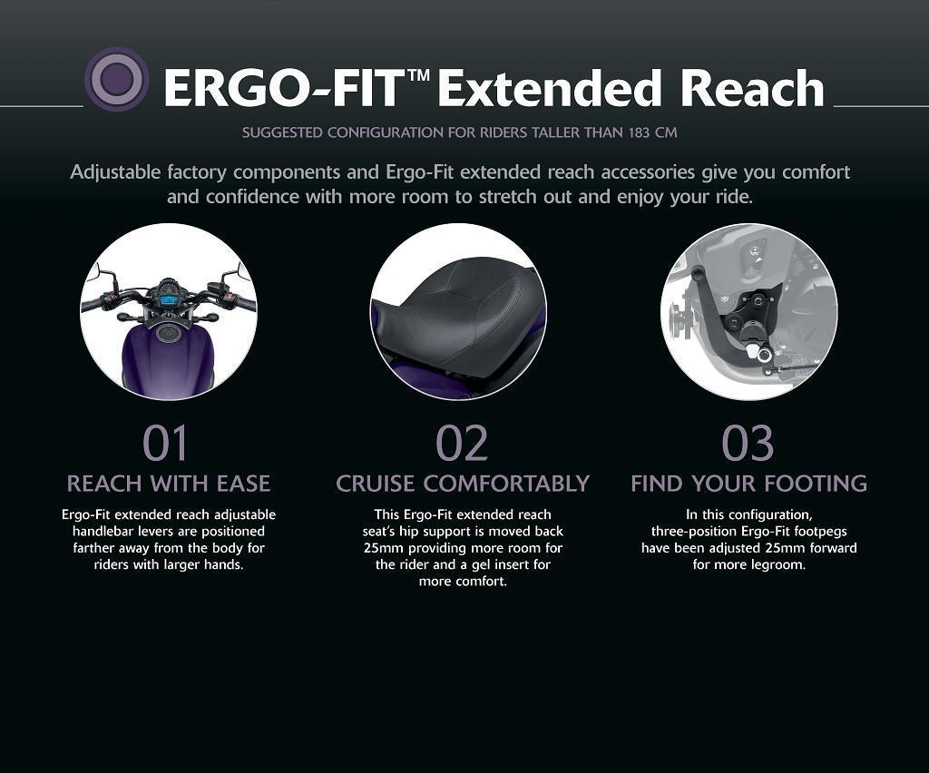 K53001251C_KIT_EN650M | ERGO-FIT Extended Reach Kit (Vulcan S) | Kawasaki