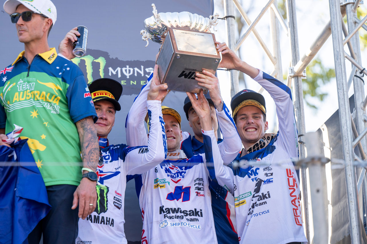 KRT duo put France on the podium at the Nations | Kawasaki